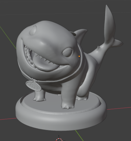 🦈 Jeff the Land Shark・ STL File for 3D printing・Cults