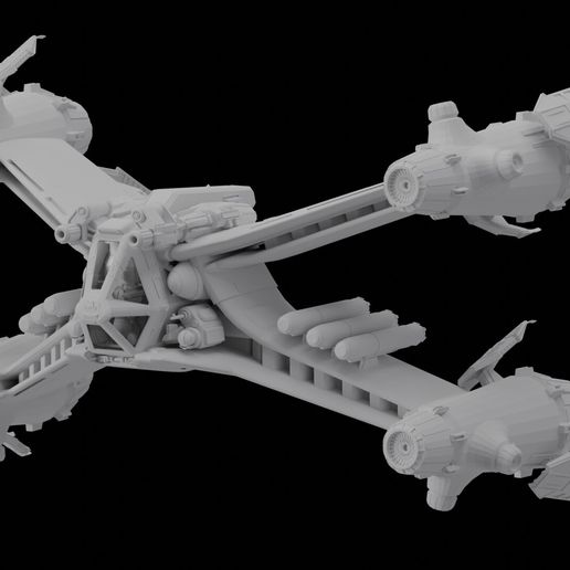 🚀 Babylon Starfury・ STL File for 3D printing・Cults