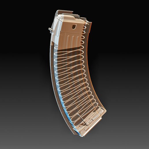 🔫 AKM Magazine・Free STL File for ・Cults