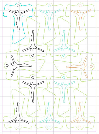 Tao Cross・Free SVG File for CNC machining - Laser cutting・Cults