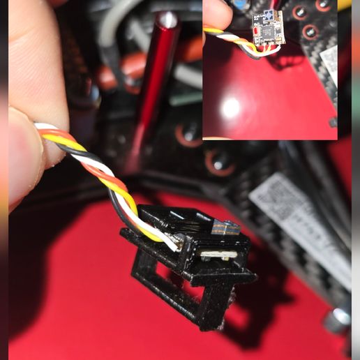 🛸 Дрон BETAFPV Приемник Крепление на липучке・Бесплатный бесплатно STL для 3D-печать・Cults