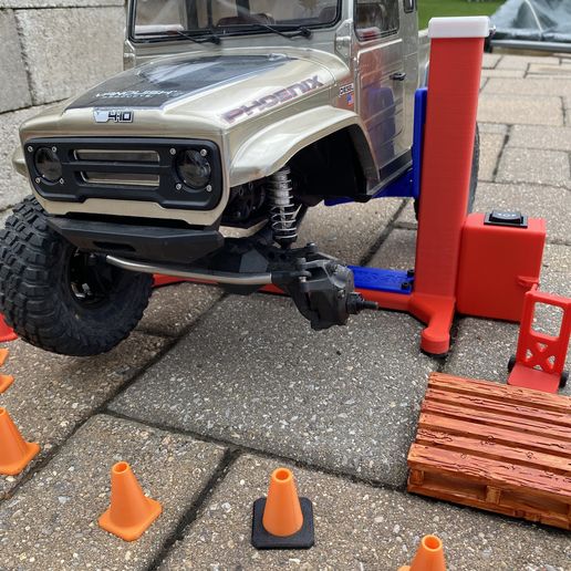 ⚡ Rc crawler fully electric powered car lift・ STL File for ・Cults