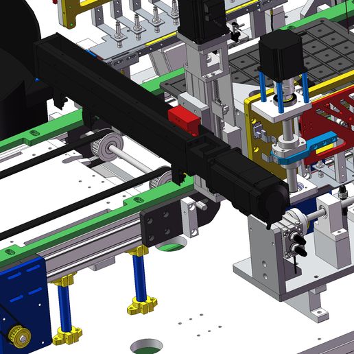 🧞‍♂️ industrial 3D model Automatic assembly sorting machine・ 3D File ...