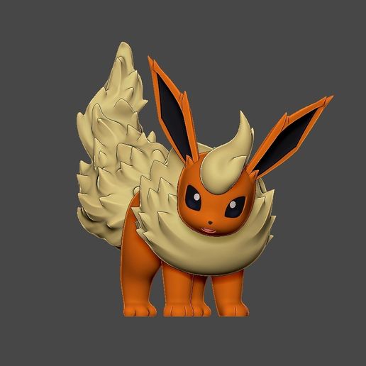 🐉 Pokemon flareon・ STL File for ・Cults