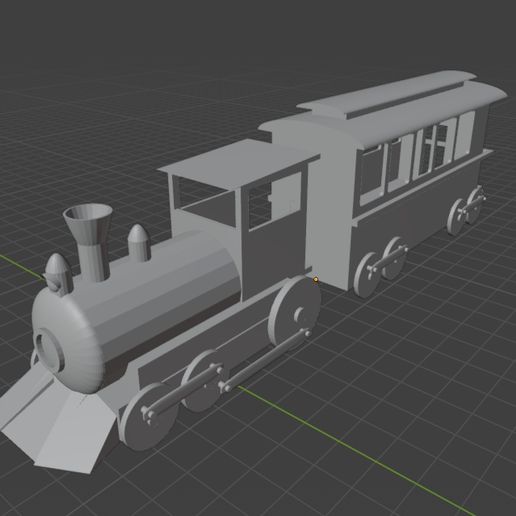 🚆 Train・Free STL File for 3D printing・Cults