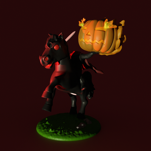 OBJ file Custom Headless Horseman - Haloween 🎃 ・3D printable model to ...