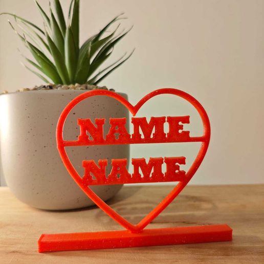 3d heart shape name