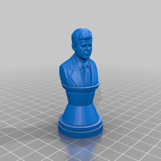 ♟️ President Chess Set・Free STL File for ・Cults