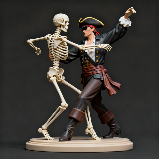 🪄 3243 Tango de la Vida y la Muerte 3D-impreso estatuas minimalistas ...