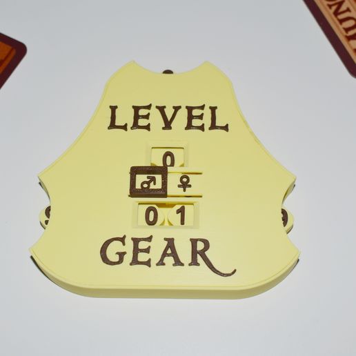 ⚙️ Munchkin Level/Gear Counter・ STL File for 3D printing・Cults