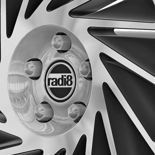 🧑‍🏭 Standard - Radi8 Wheels "R807" Convex - Real Rims For Scale Model ...