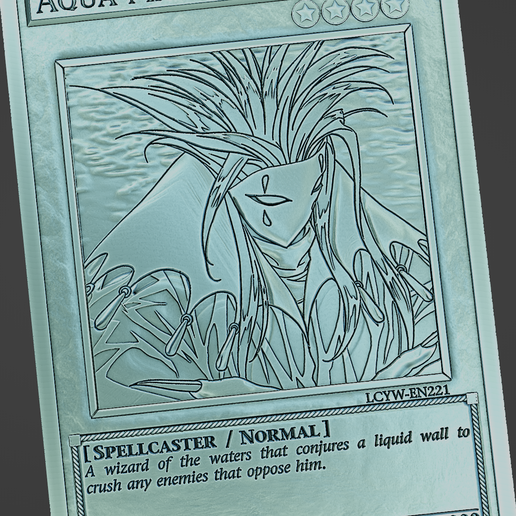 STL file Aqua Madoor - yu-gi-oh! 💬 ・3D print object to download・Cults