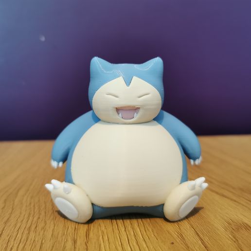 ☕ Snorlax - two poses presupported・3D Print with the Bambu Lab P1S 3D ...