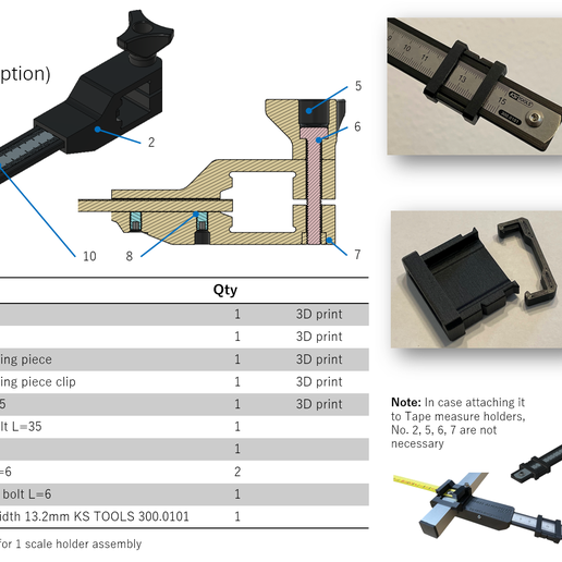 🛞 DIY wheel alignment gauge [modular design]・ STL File for 3D printing ...