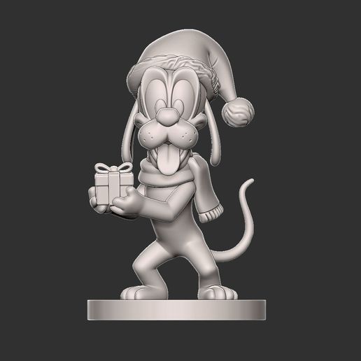 pluto bebe navideño