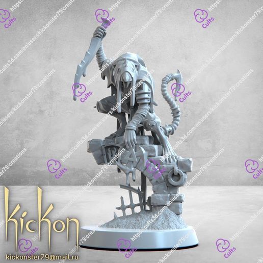 3D file Gray assassin. 🗡️ ・3D printable model to download・Cults