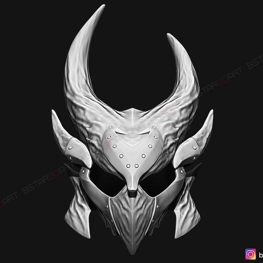 🪖 SKYRIM DAEDRIC HELMET -The Elder Scrolls Masks 3D print model・ STL ...