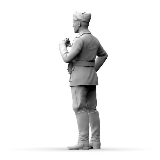 🤌 Italian Officer WW2・ STL File for 3D printing・Cults