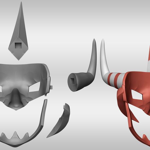 Archivo STL Agunimon Mask Cosplay (Digimon Frontier) 🐉 ・Objeto ...