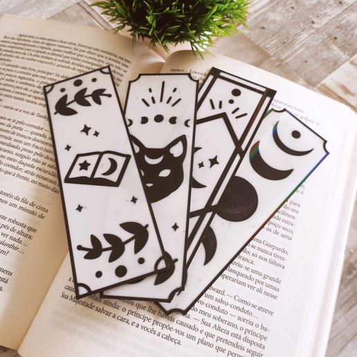 STL file Mystical Bookmark Set 🔖 (3MF)・3D printing template to download ...