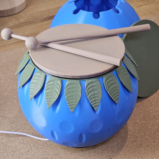 STL file Berry Drum 🥁 (3MF)・3D print design to download・Cults