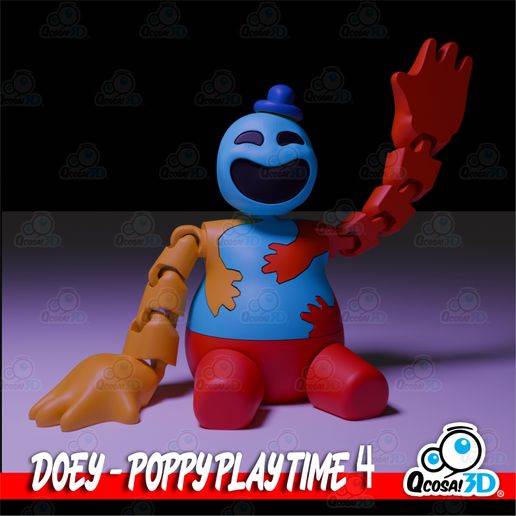 🎨 DOEY FLEXY - POPPY PLAYTIME 4・ STL File for 3D printing・Cults
