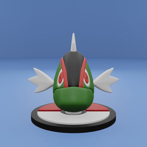 🐉 Pokemon No. 550 Basculin (Red-Striped Form)・ STL File for 3D printing ...