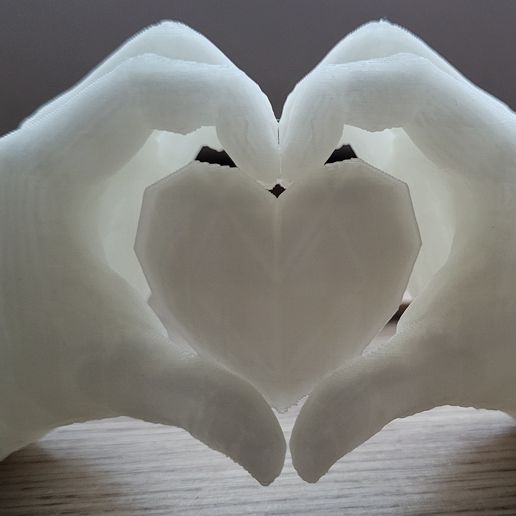 STL file Love hands carry heart valentines day ️‍🔥 ・3D printer design ...