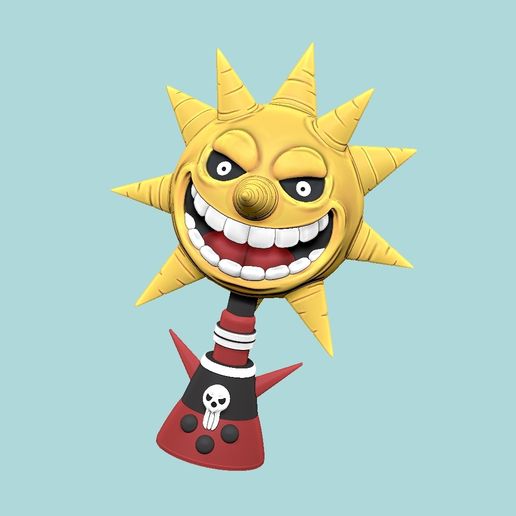 ☀️ "EVIL SUN" (SOUL EATER Fan Art)・ STL File for ・Cults