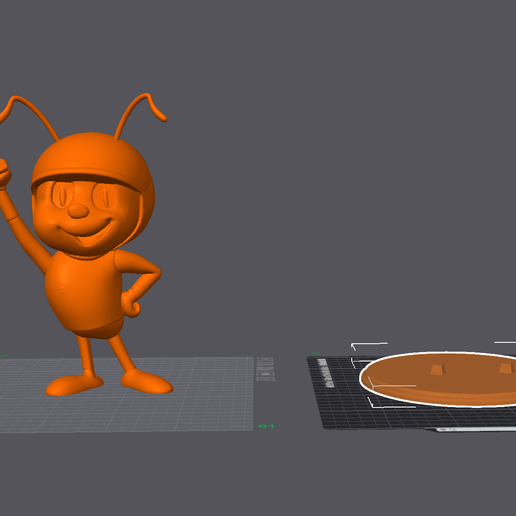 ⚛️ Atom Ant Classic Cartoon Hero Mini Figure・ STL File for 3D printing ...