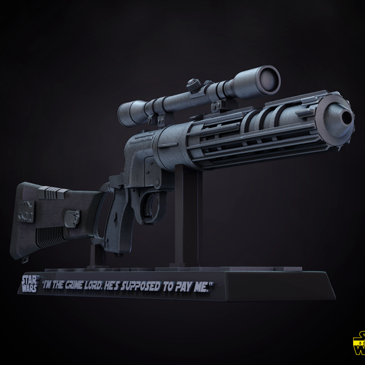 ⭐ Boba Fett Rifle - Star Wars 3D Models - Tested and Ready for 3D ...