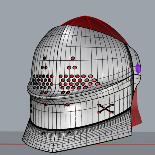 🪖 close Helmet・ STL File for 3D printing・Cults