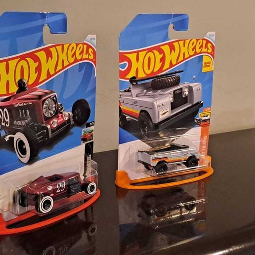 STL file diecast blister display stand, upright single blister 🚗 ・Model ...