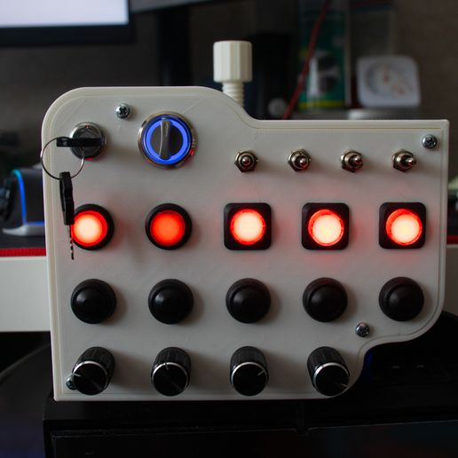 3D-Datei Arduino Button Box kostenlos・3D-druckbares Design zum herunterladen・Cults