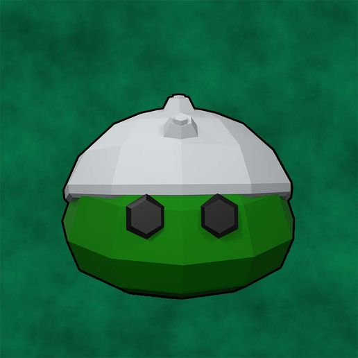 STL file Slime Warrior 3D Model - STL Low Poly for Role Playing Games 🎲 ...