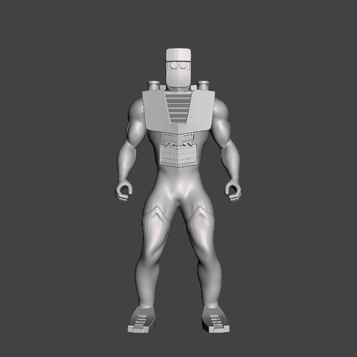 🎨 FAN ART RETRO Rom the Space Knight・ OBJ File for 3D printing・Cults