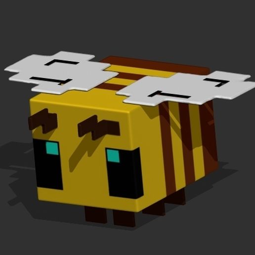 Archivo Stl Minecraft Abeja Bee・modelo Para Descargar Y Imprimir En 3d・cults