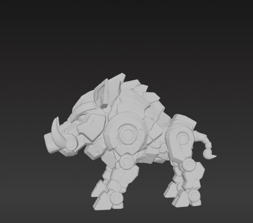🐗 Mecha Boar Combo・Free STL File for 3D printing・Cults