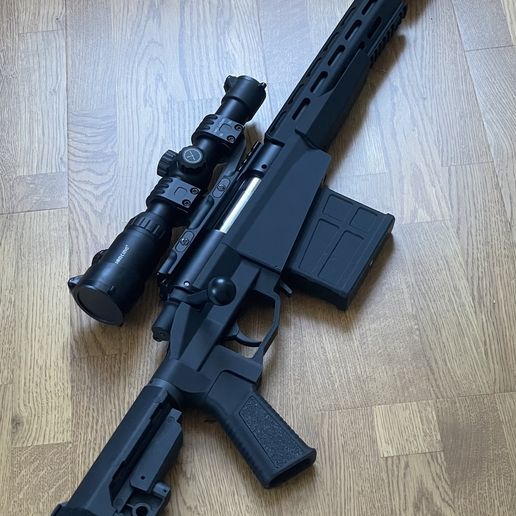 🔫 R700CP stock for airsoft Amoeba Striker (AS01/AS02/AS03)・ STL File for 3D printing・Cults