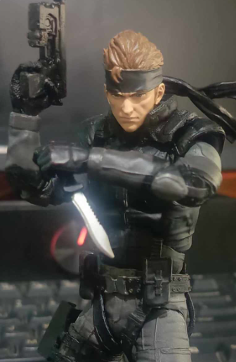 🐍 snake metal gear head p;us jacket and gun・ OBJ File for 3D printing・Cults