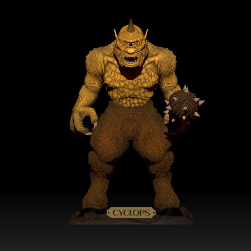 👹 Cyclops - Seventh Voyage of Sinbad・ 3D File for 3D printing・Cults