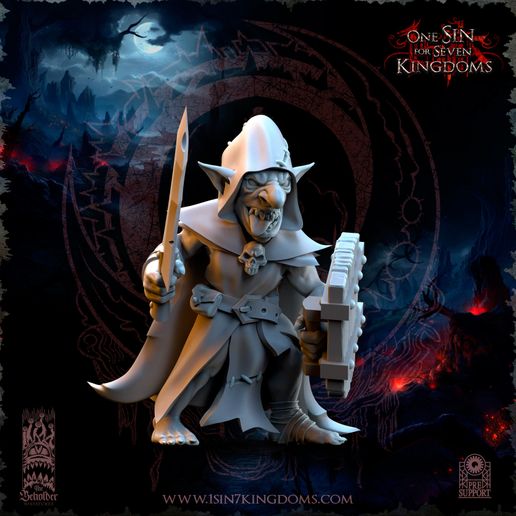 ⚔️ The Black Horde Goblins Warriors・ 3D File for ・Cults