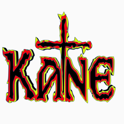 🤼 KANE (WWE) Logo Display by MANIACMANCAVE3D・ STL File for 3D printing ...