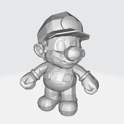 STL file Mini Mario Super Mario Bros Lowpoly 🐢 ・3D print design to ...