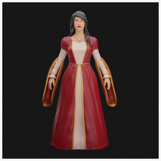 STL file Female Fashion Clothes FFC3 ♀️ (OBJ)・3D printable model to ...