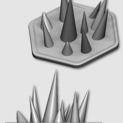 3D printable Spike Trap・Cults