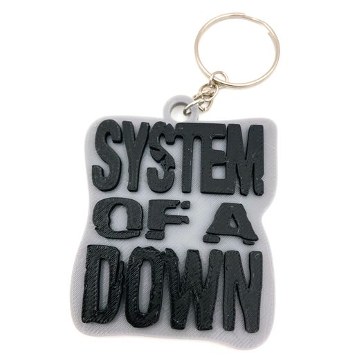 STL file Llavero System of a Down / SOAD Keychain ⬇️ (3MF)・Template to ...