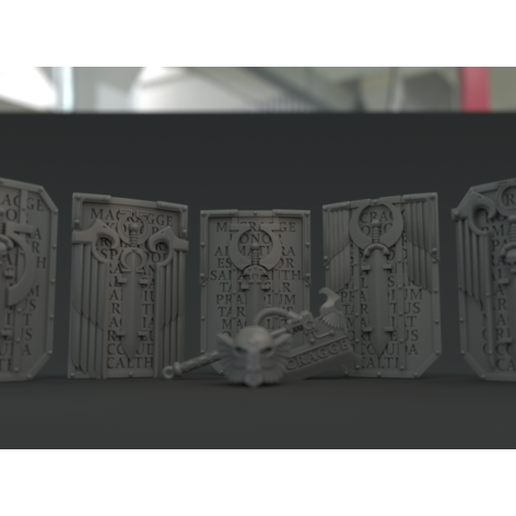 ⚔ Ultra Chapter Bullet Sponges (shields)・Free STL File for ・Cults