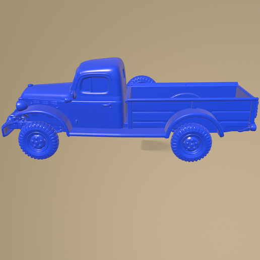 🚗 Dodge Power Wagon 1946 printable car in separate parts・ STL File for ...