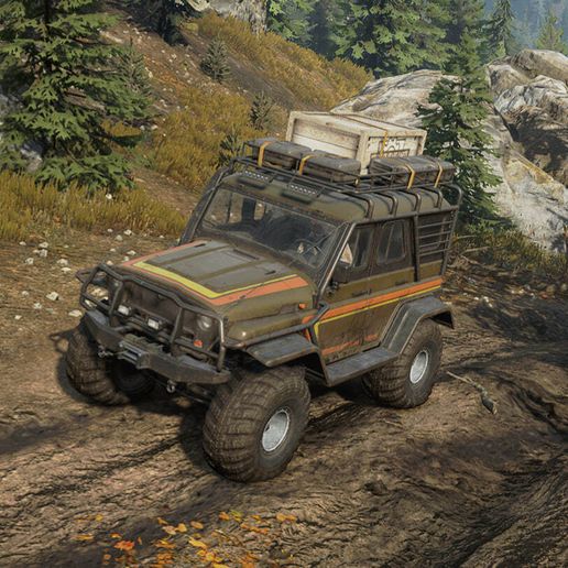 STL file UAZ RC | TRUCK, SCOUT | SNOWRUNNER 🚚 ・3D printable model to download・Cults